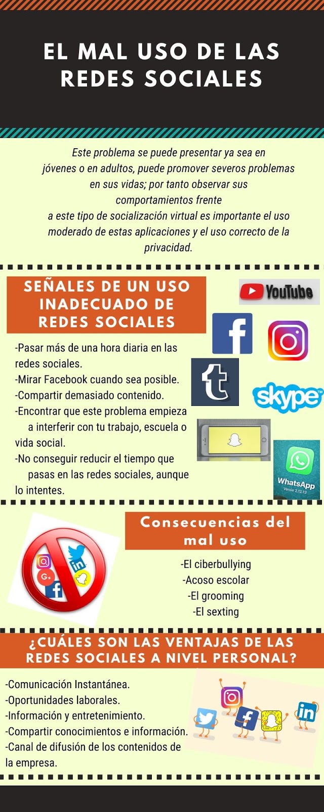 Lejos de un teclado gamer: infografĂa: el mal uso de las redes sociales Lejos de un teclado gamer: infografĂa: el mal uso de las redes sociales