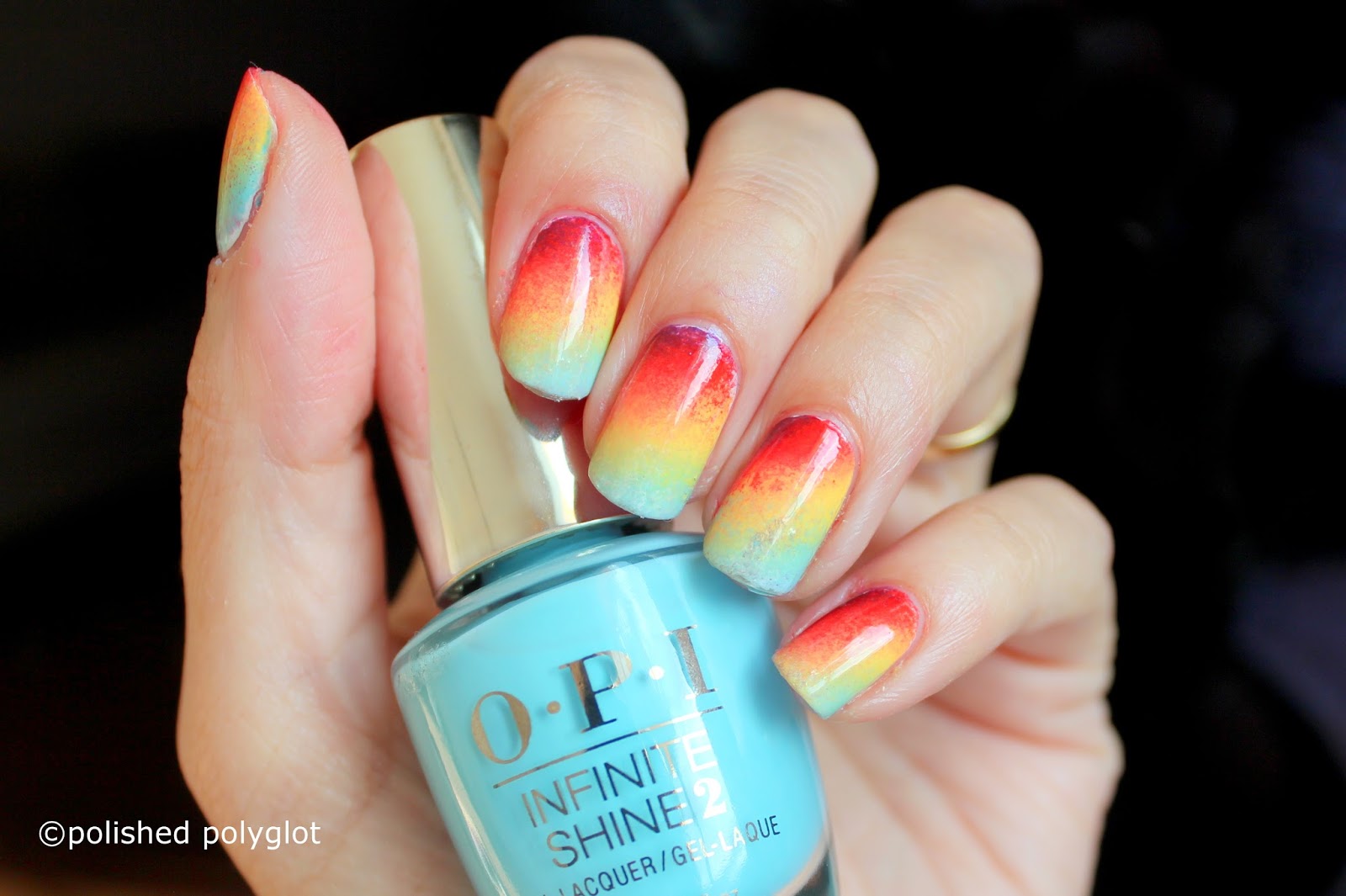 Nail Art │ My signature style Stamping over gradient using Born Pretty ...