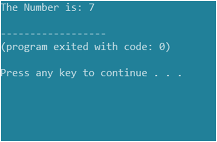 Data encapsulation in C++.