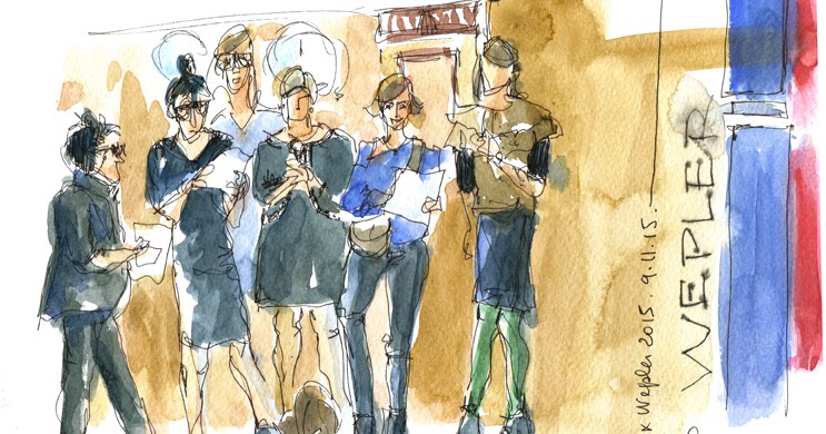 GALERIE Annick Botrel: Le café Wepler en ébullition