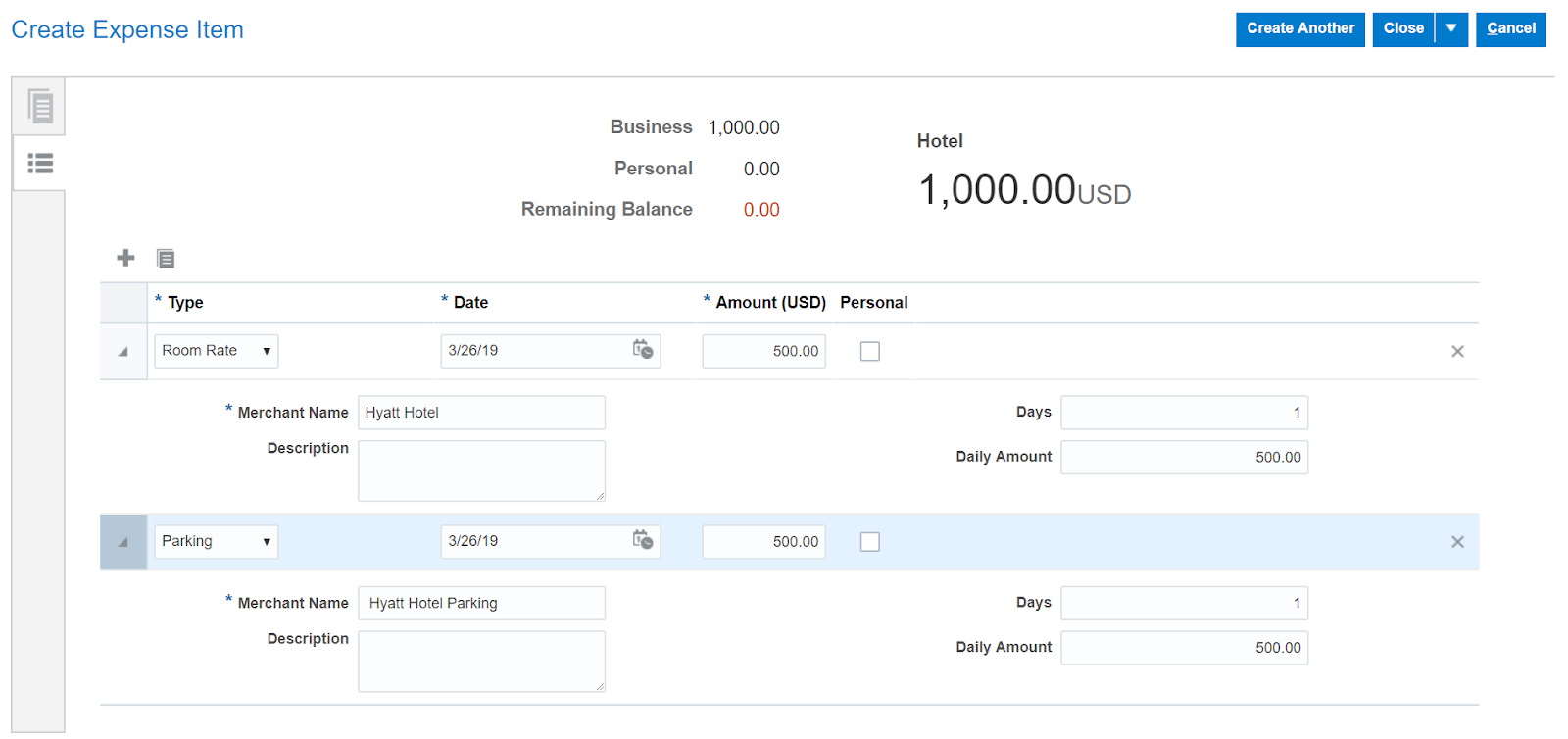 The Oracle Prodigy Creating An Expense Report In Oracle Fusion The Oracle Prodigy Creating An Expense Report In Oracle Fusion