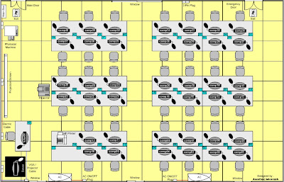 SJK (T) Ladang Rinching: Plan Layout ICT Lab