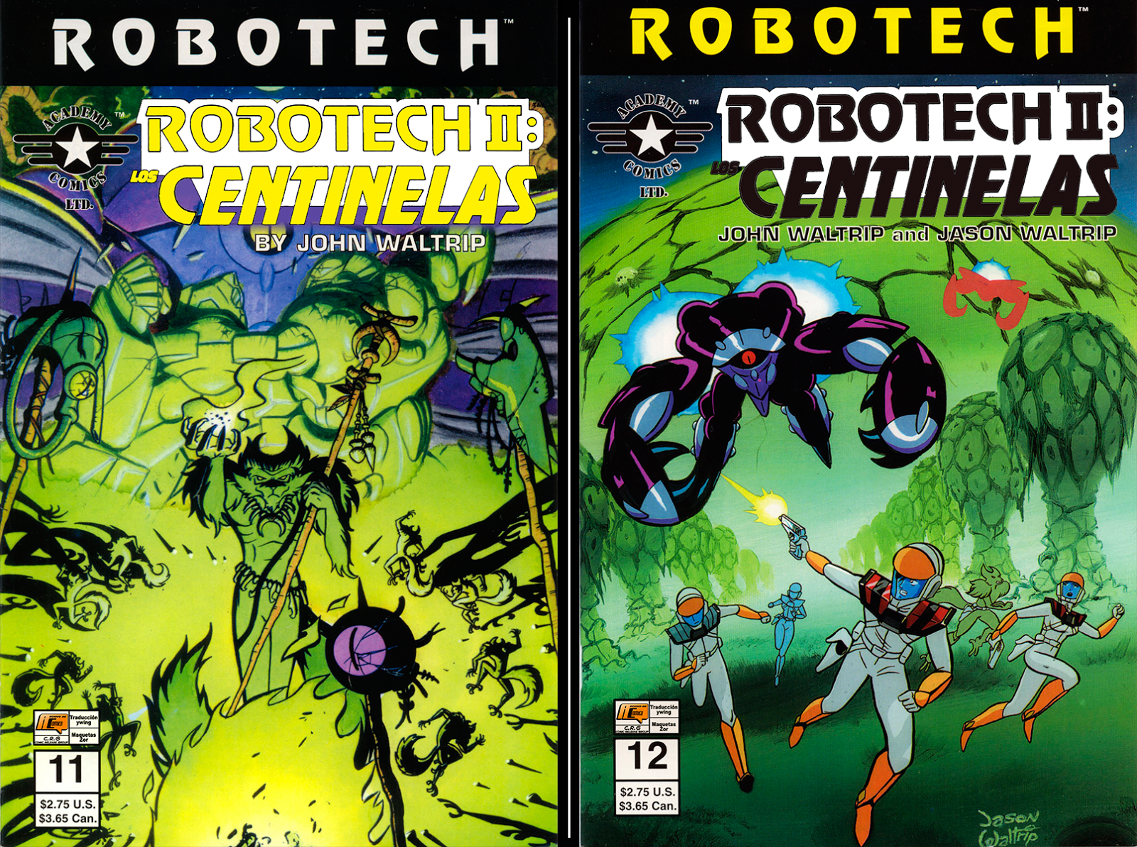 ROBOTECH 2: Los Centinelas [Libro 3] #11 y #12 - ROBOTECH/MACROSSComics
