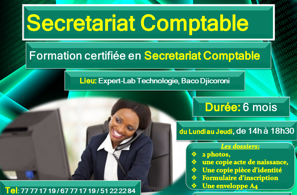 EXPERT-LAB TECHNOLOGIE: Formation: Secrétariat Comptable