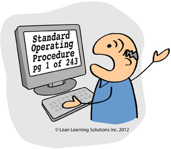 Standardized Work Cartoon