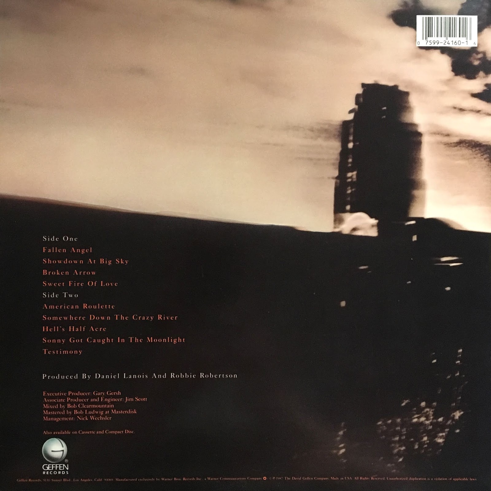 1987 Robbie Robertson - Robbie Robertson - Rockronología