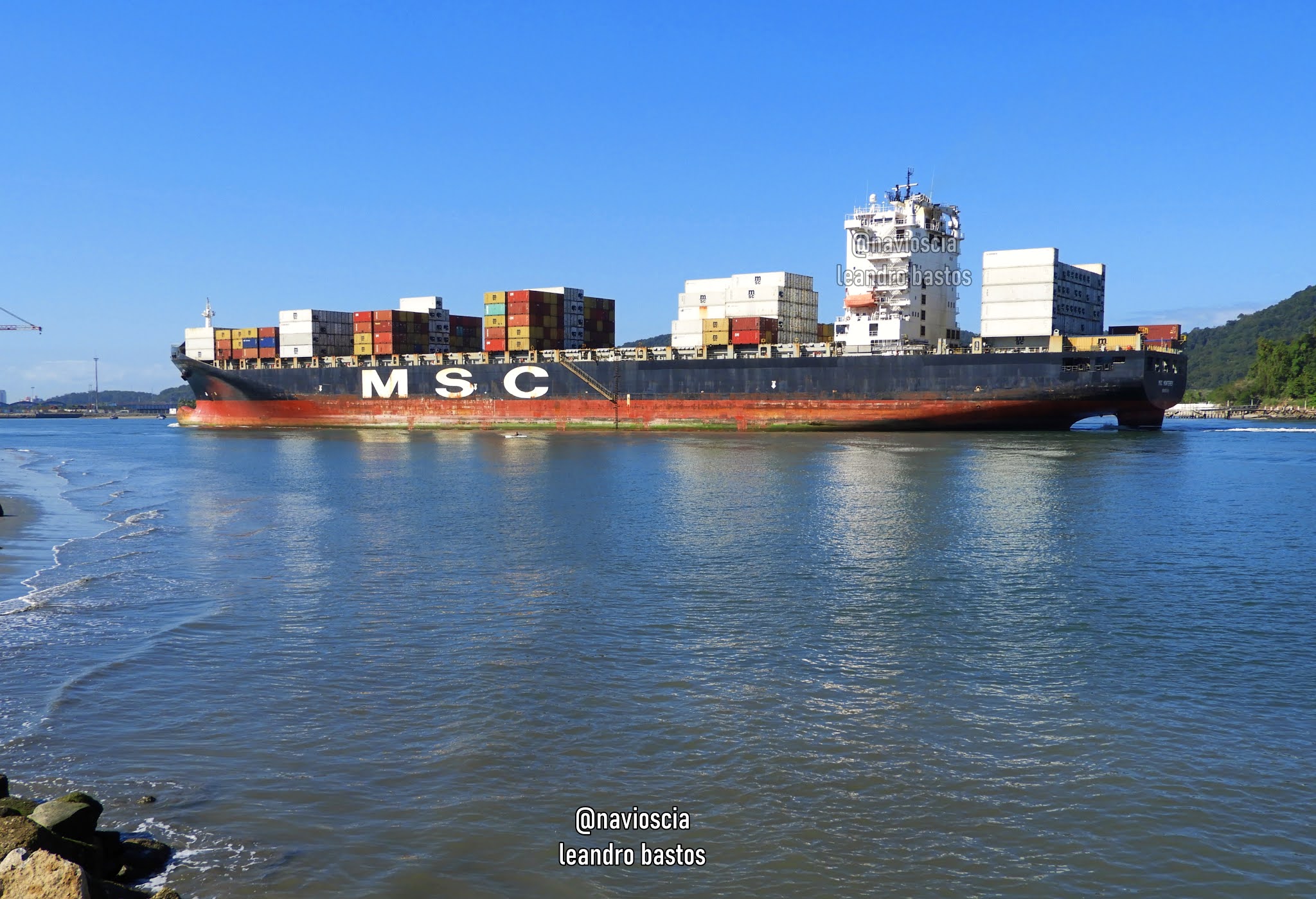 Navios de Santos & CIA: navio MSC MONTEREY