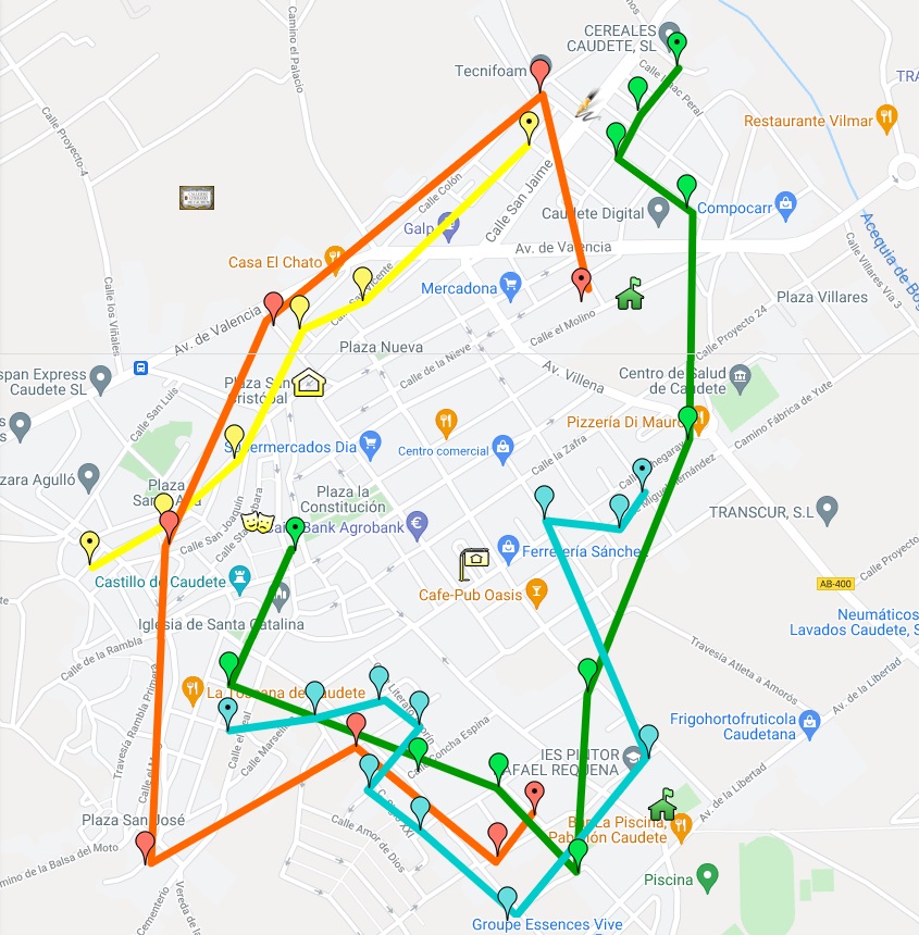Caudetores: RUTAS LITERARIAS DE CAUDETE