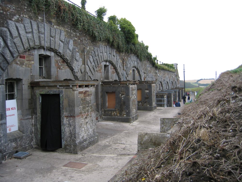 HEART SHAPED STONES: Fort Camden, Crosshaven, Co Cork