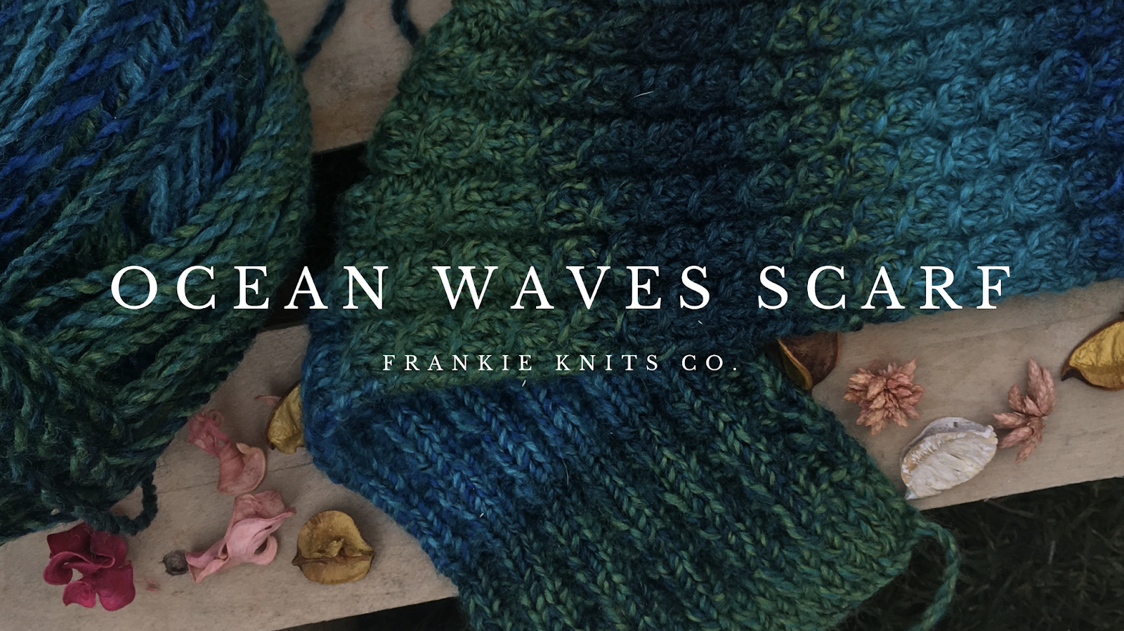 Ocean Waves Scarf