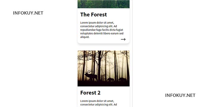 Cara Membuat Card Responsive Dengan HTML & CSS - Infokuy Cara Membuat Card Responsive Dengan HTML & CSS - Infokuy