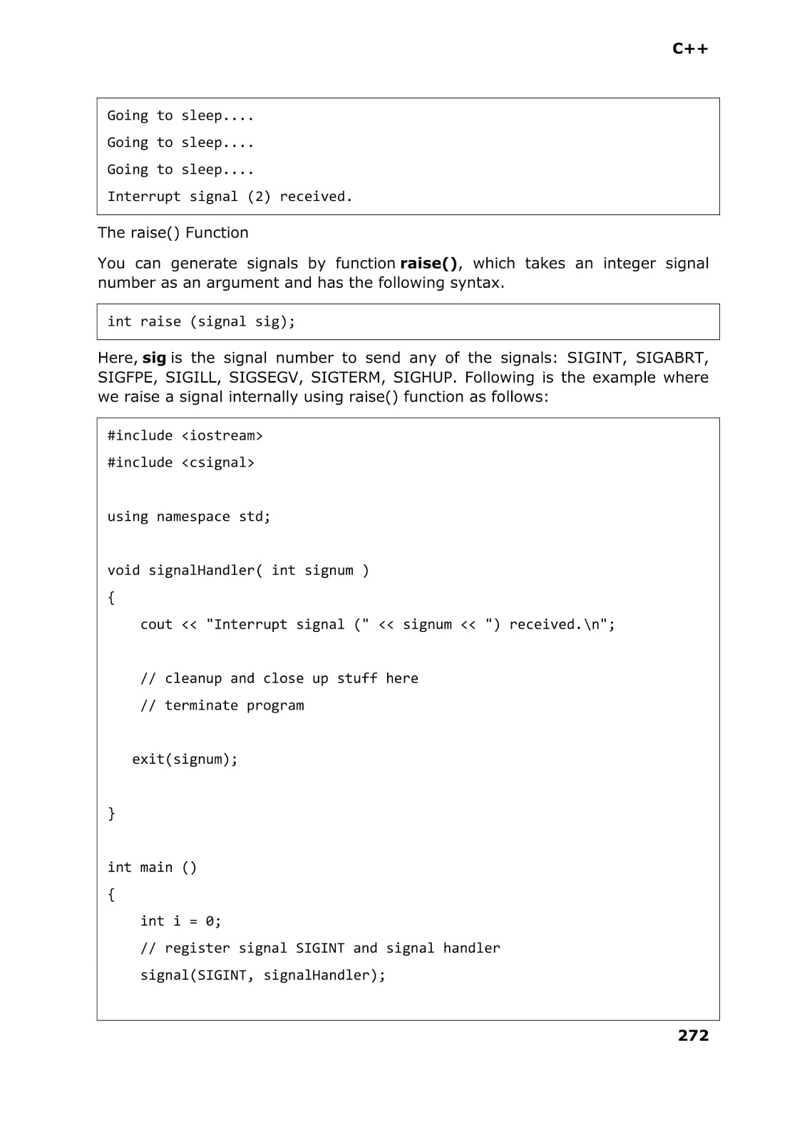 Computer Languages And Work From Home Jobs: C++ Language Signal Handling