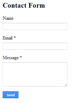 Add Google Default Contact Form Widget to your blog - BloggerSpice: SEO ...