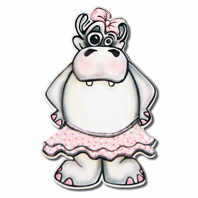 Bits of Paper: Print and Cut Hippo!
