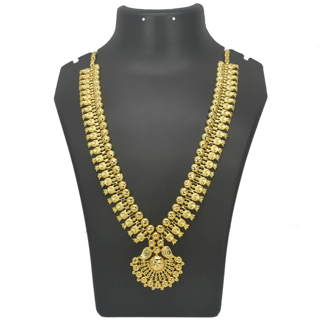 South Indian Gold Plated Designer Wedding Long Chain|Kollam Supreme