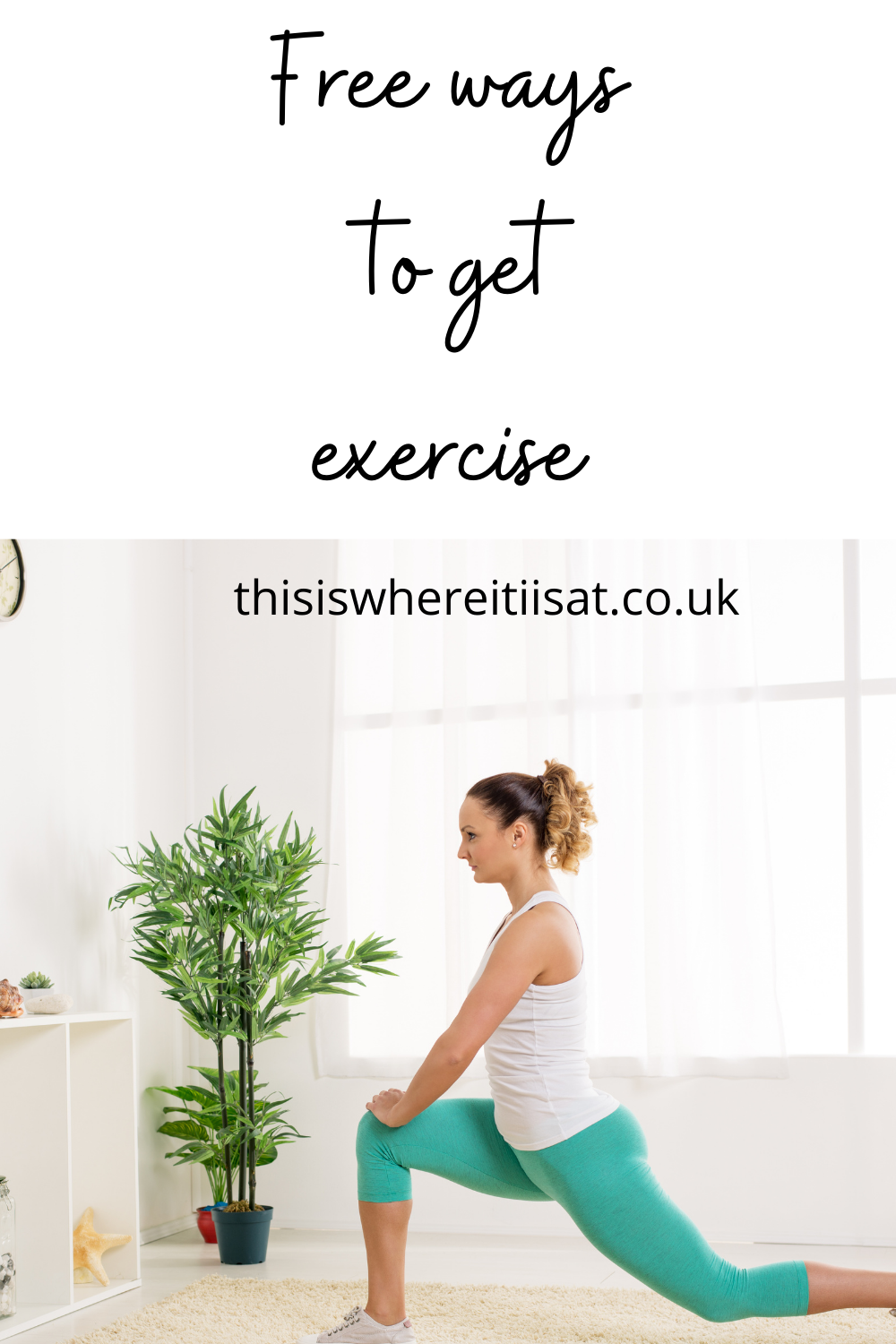Free ways to get exercise ~ THIS IS WHERE IT IS AT