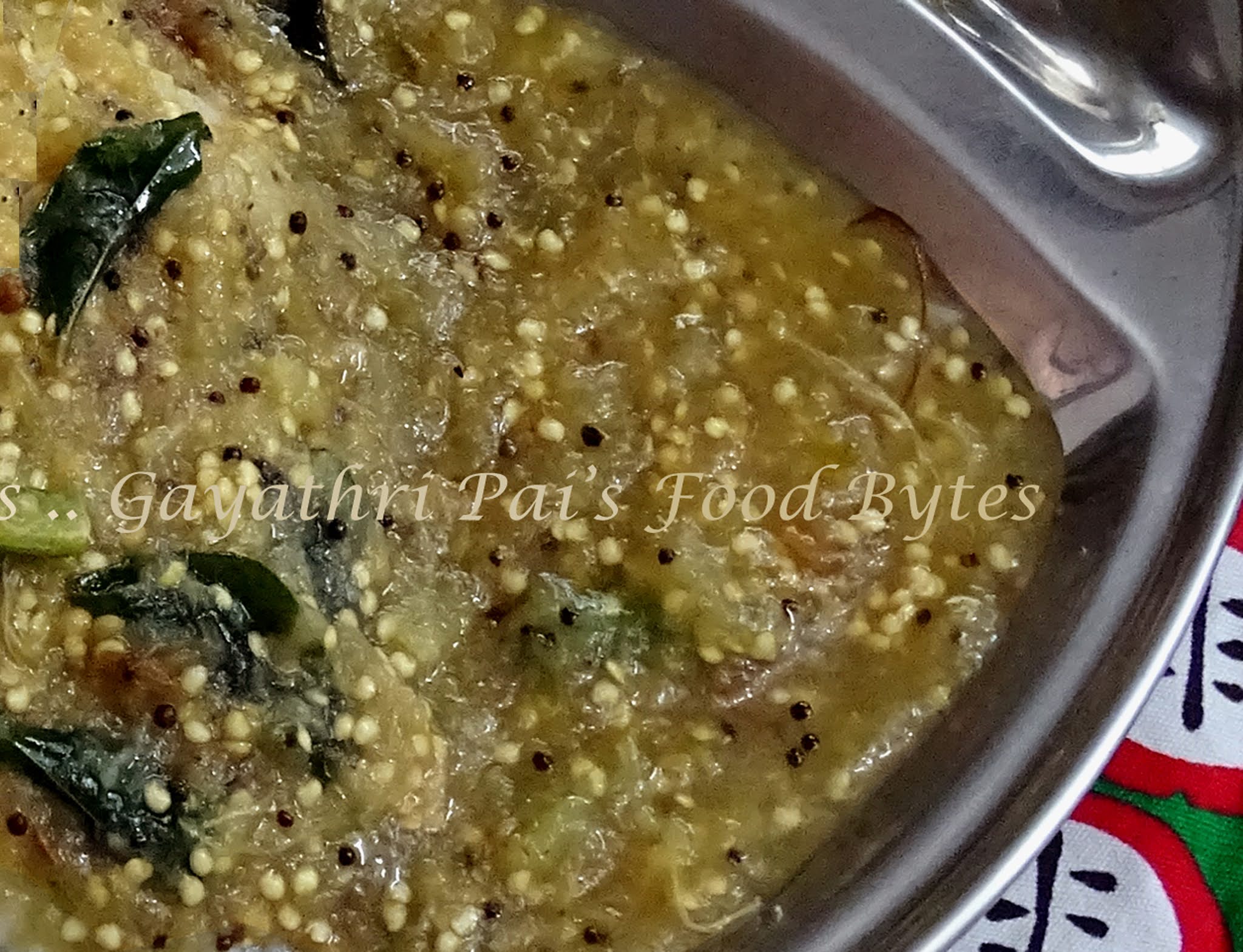 Gayathri Pai's Food Bytes: Matti Gulla Bajji (Green Udupi Brinjal Bharta).