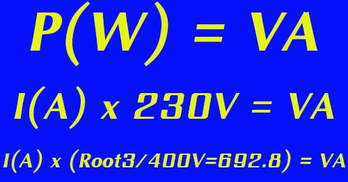 Know Ledge Diary With "Engineering": แปลง กำลัง Watt เป็น Amp และ Amp ...