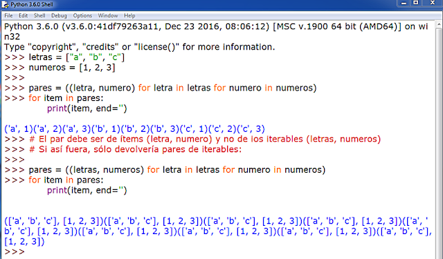 APRENDER A PROGRAMAR CON PYTHON: BUCLE FOR/IN