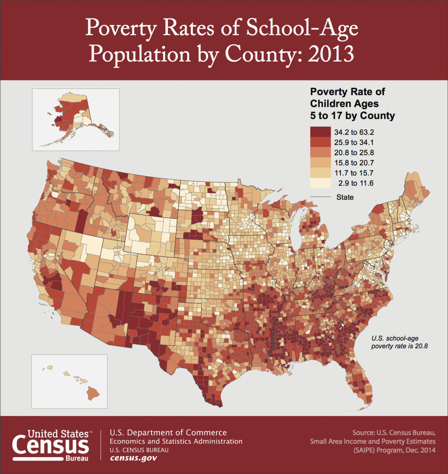 The Rural Blog: Census maps show county-level poverty rates for school ...