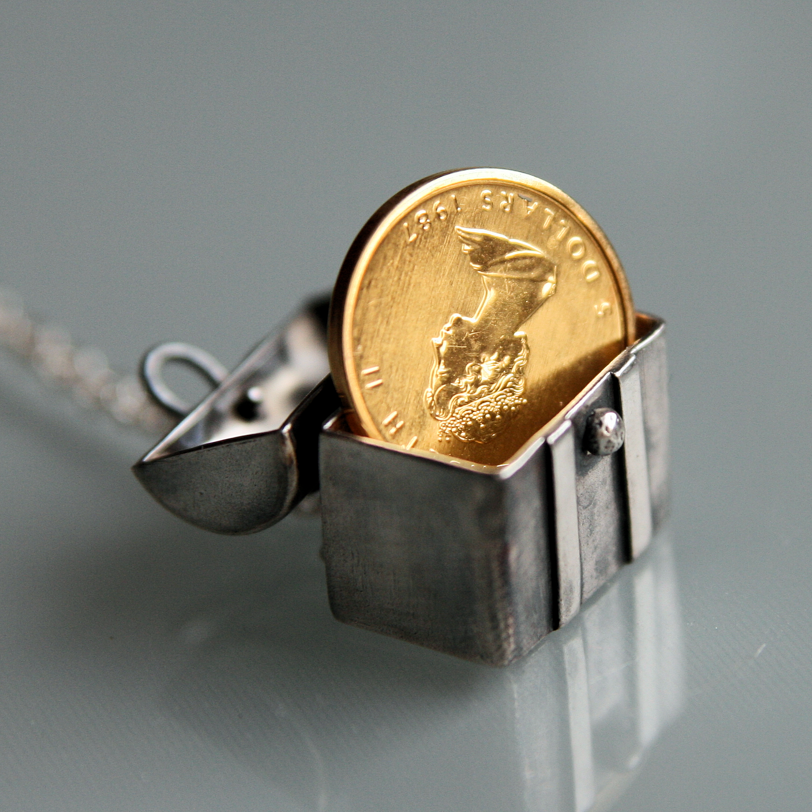 Adventures in Silverland: Design of the Week: Treasure Chest pendant