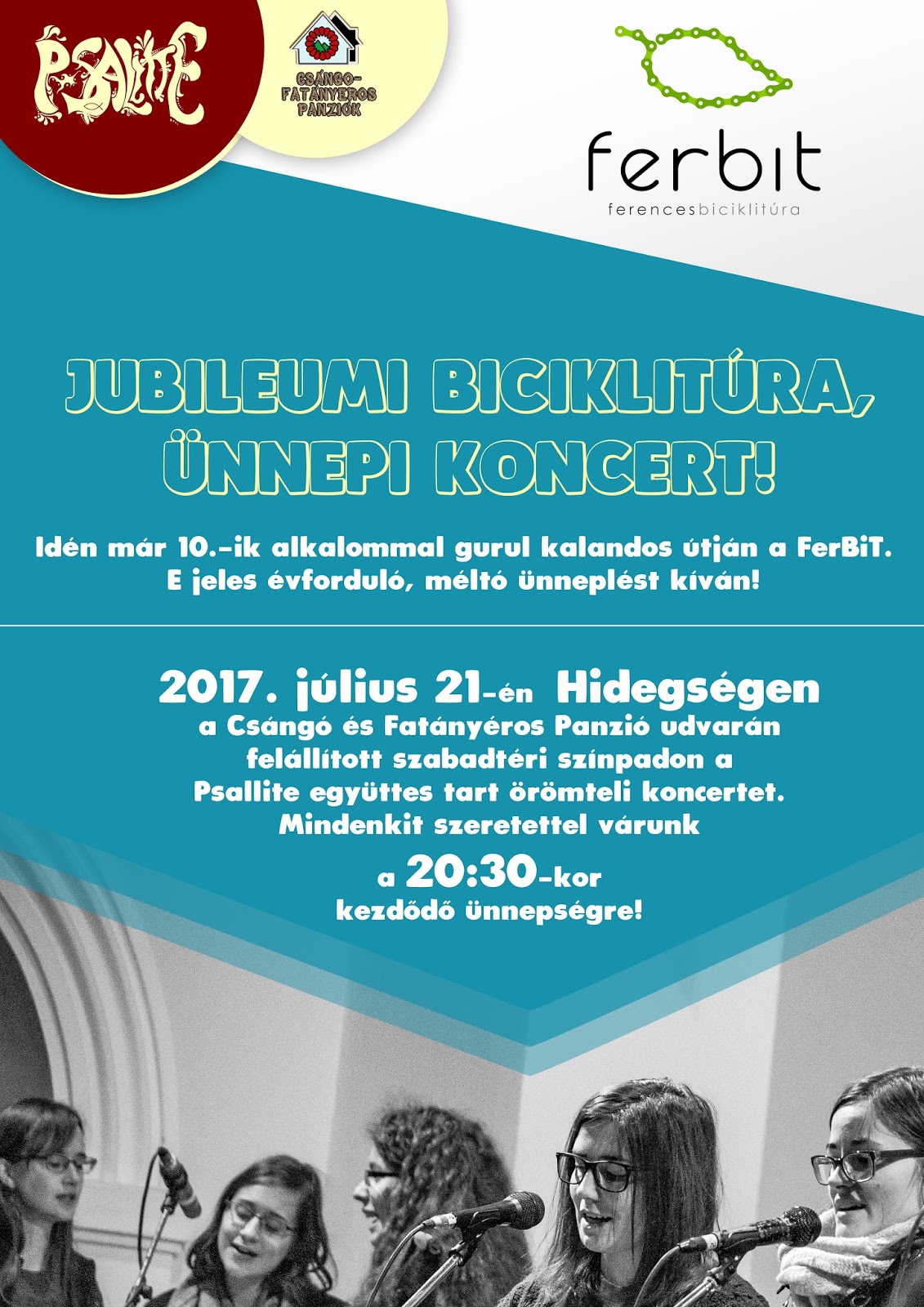 Szilveszter Barát Blogja: Ferences programok: Jubileumi FerBiT koncerttel