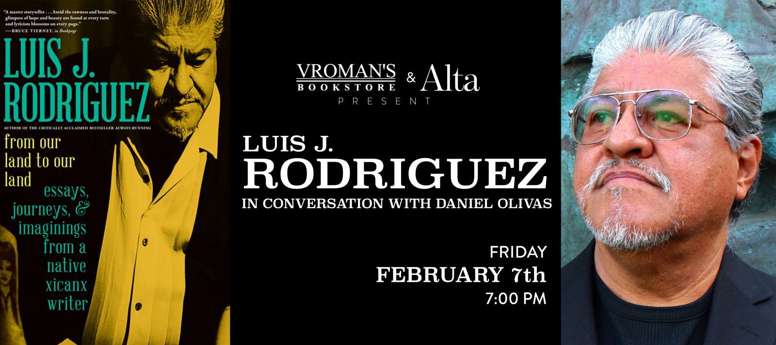 La Bloga: Luis J. Rodriguez, in conversation with Daniel Olivas ...