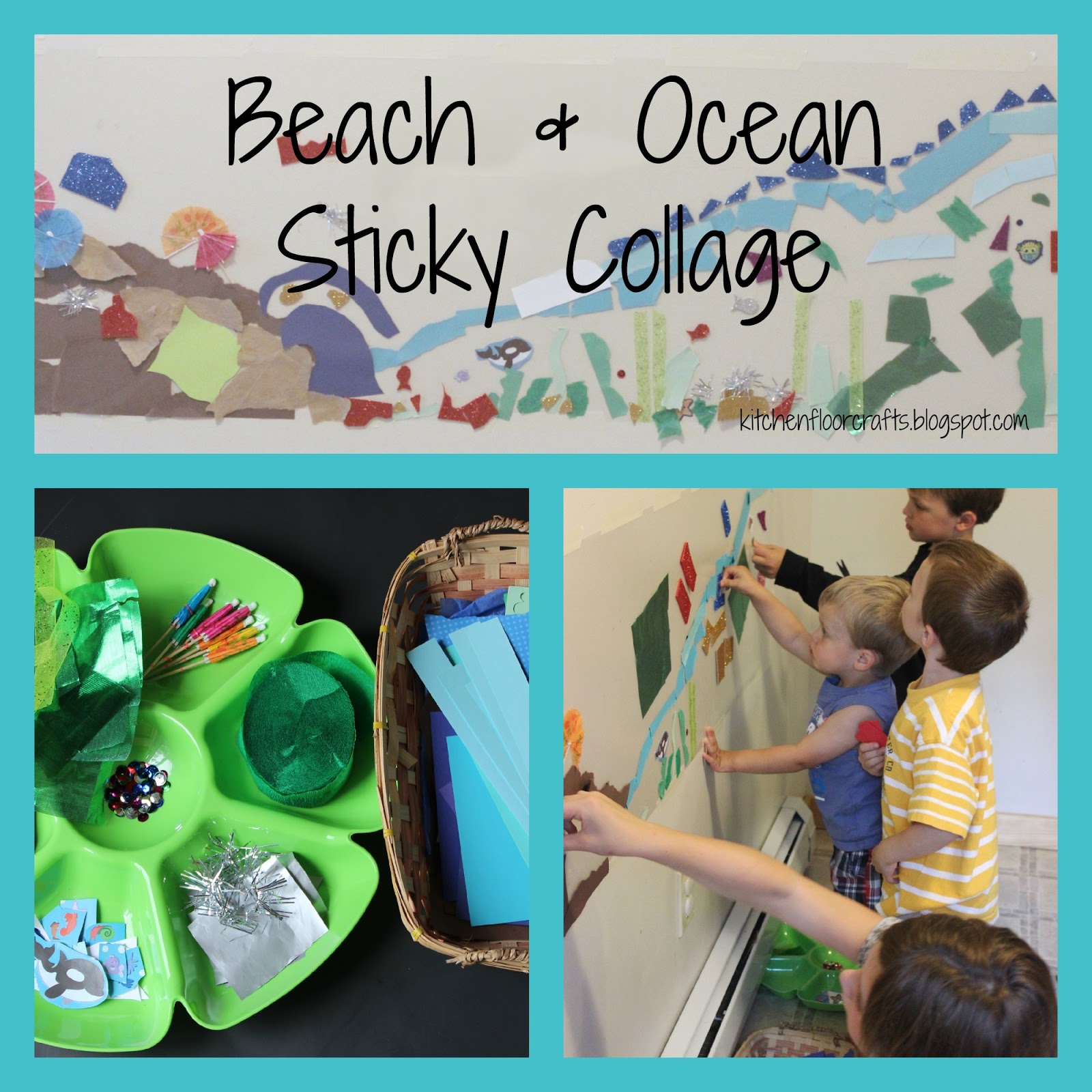 Kitchen Floor Crafts: Beach Week (Simple Summer Theme 2)