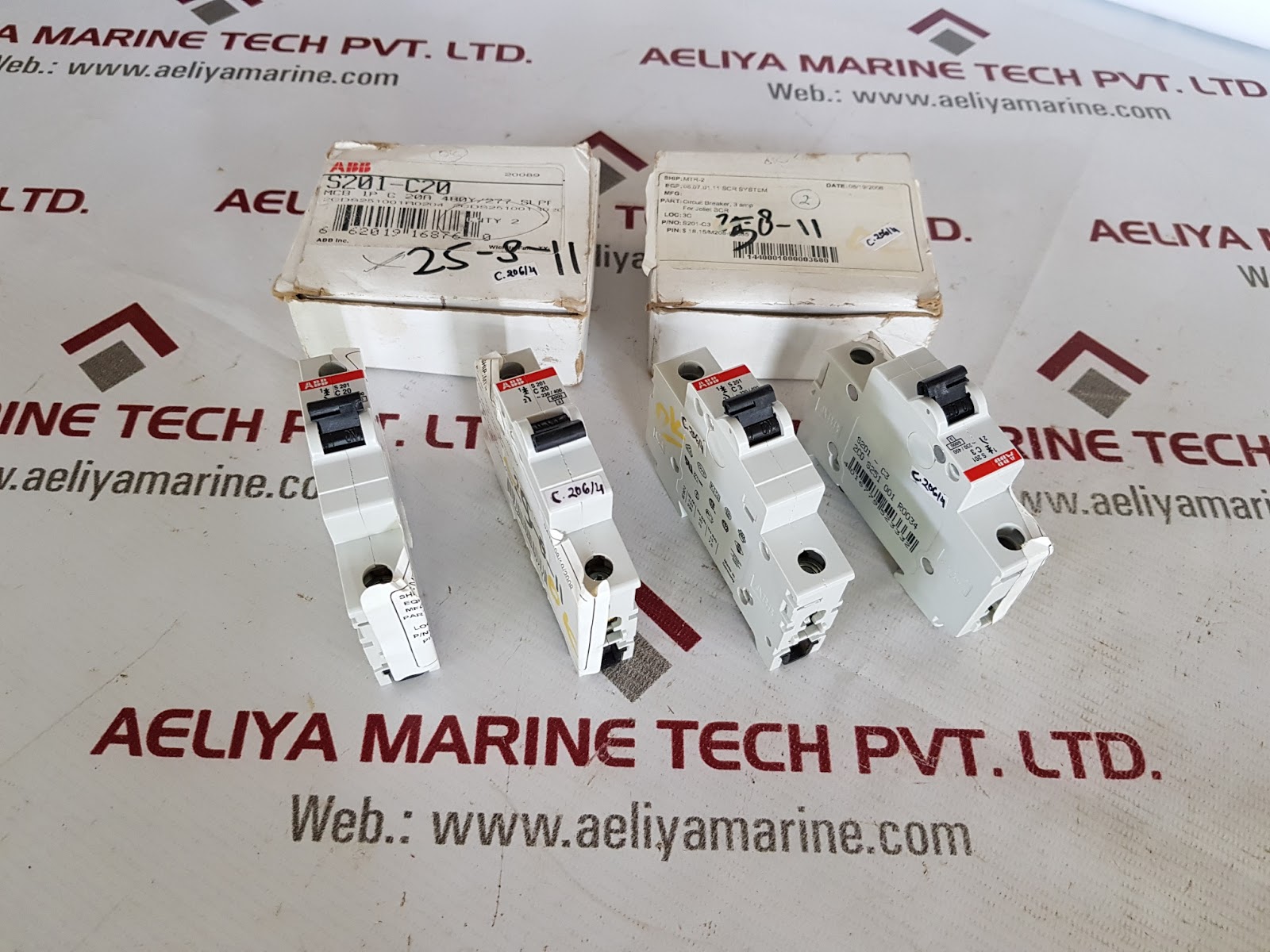 ABB S201 CIRCUIT BREAKER PROTECTOR - Aeliya Marine