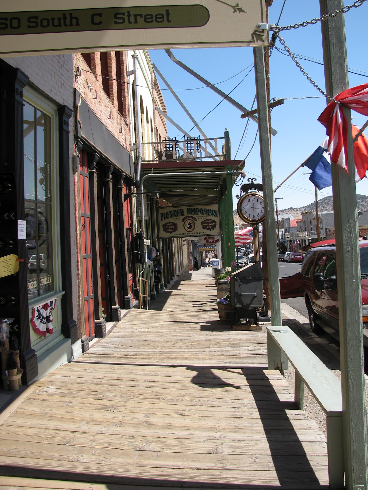 Exploring the American West: Queen of the Comstock Lode Virginia City ...