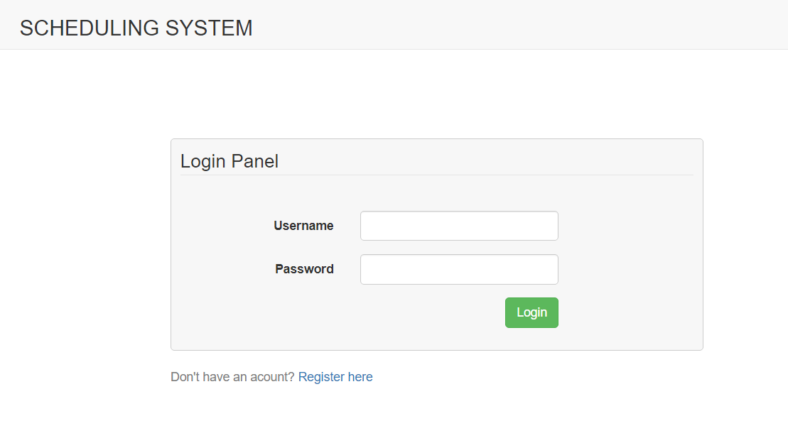 Student Scheduling System in PHP MySQL with Source Code | Free Download