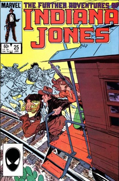 Marvel Comics of the 1980s: 1984 - Anatomy of a Cover - Indiana Jones #25