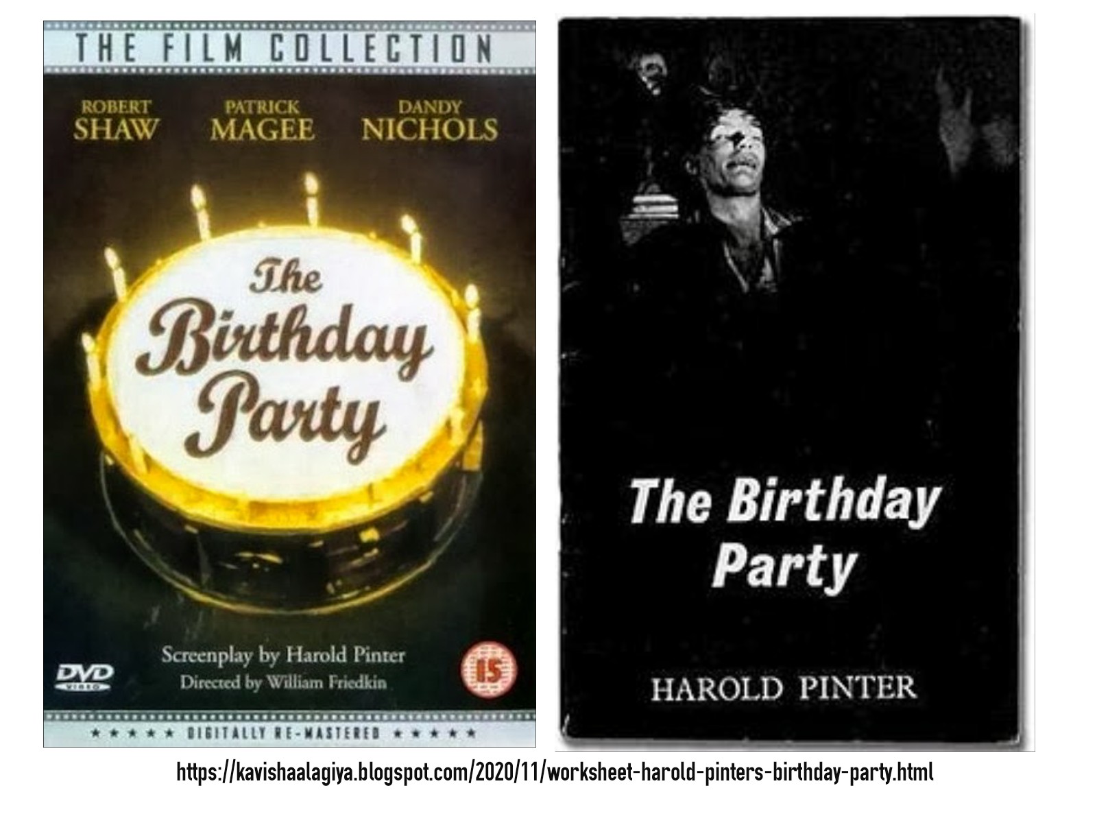 Worksheet: Harold Pinter's The Birthday Party