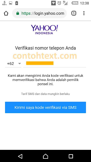 Cara Buat Email Baru Yahoo Mail di HP dan Komputer - ContohText