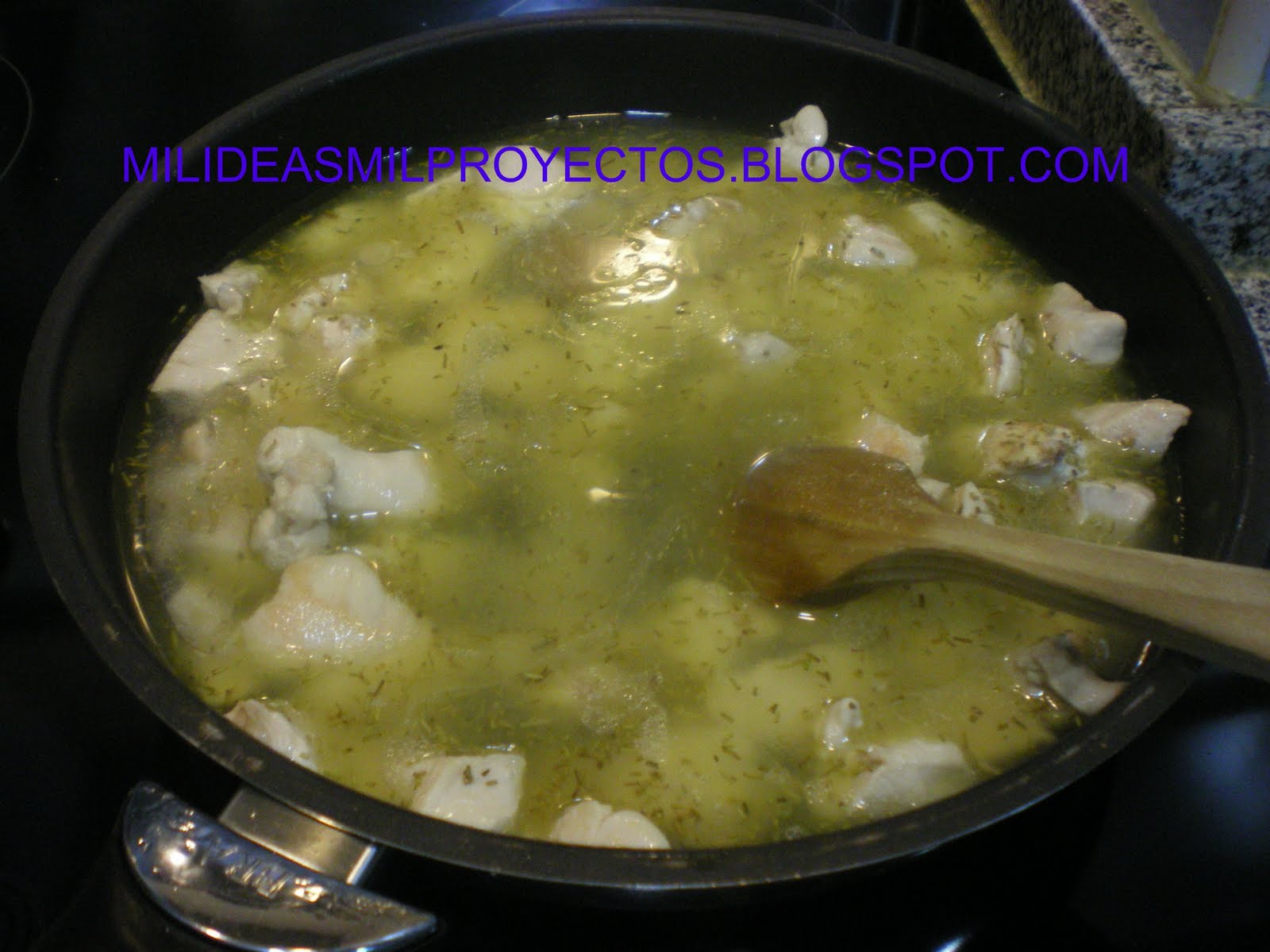 Papas con pollo - Mil ideas, mil proyectos