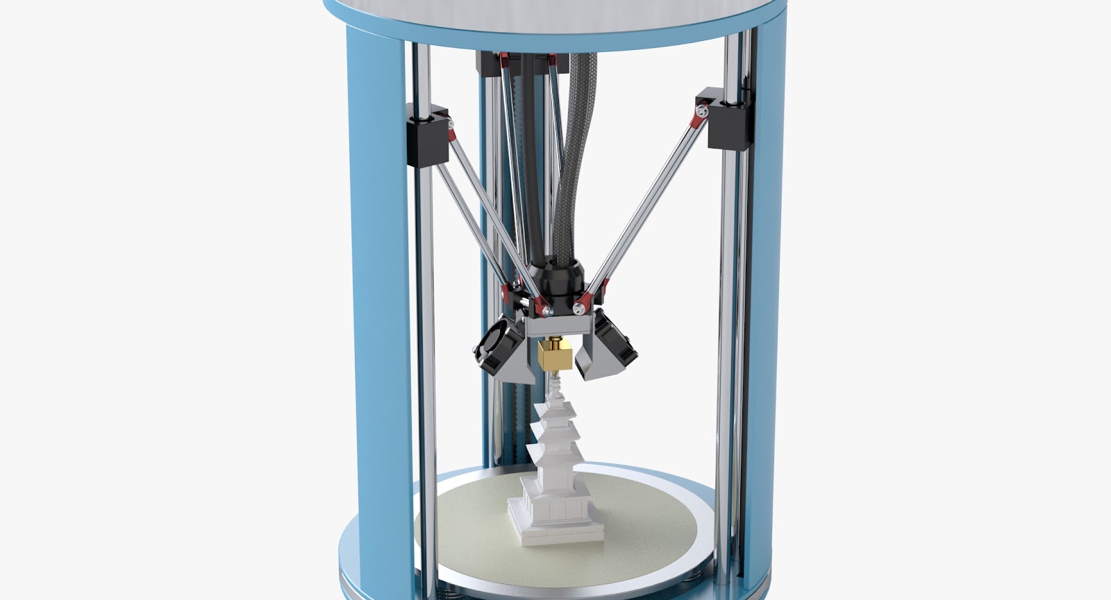 대략 맥스웰리언: Delta Robot 3D Printer