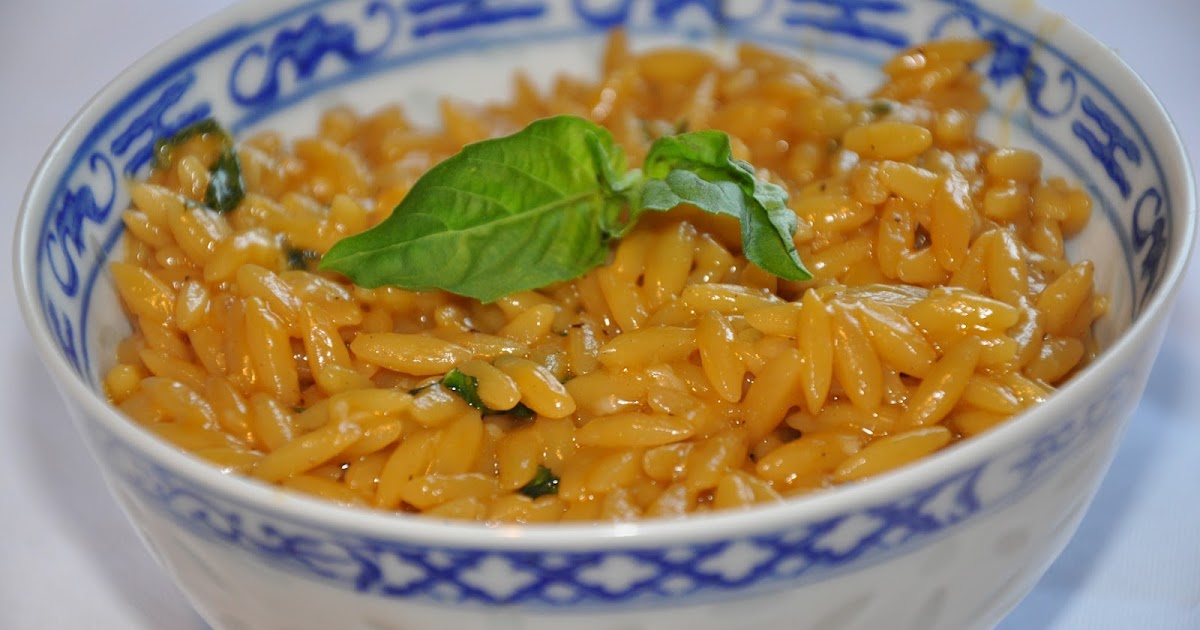 Elizabeth Ann's Recipe Box: Orzo with Parmesan and Basil