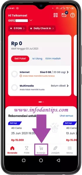 Cara Isi Ulang Pulsa Melalui MyTelkomsel Menggunakan ShopeePay - Info dan Tips