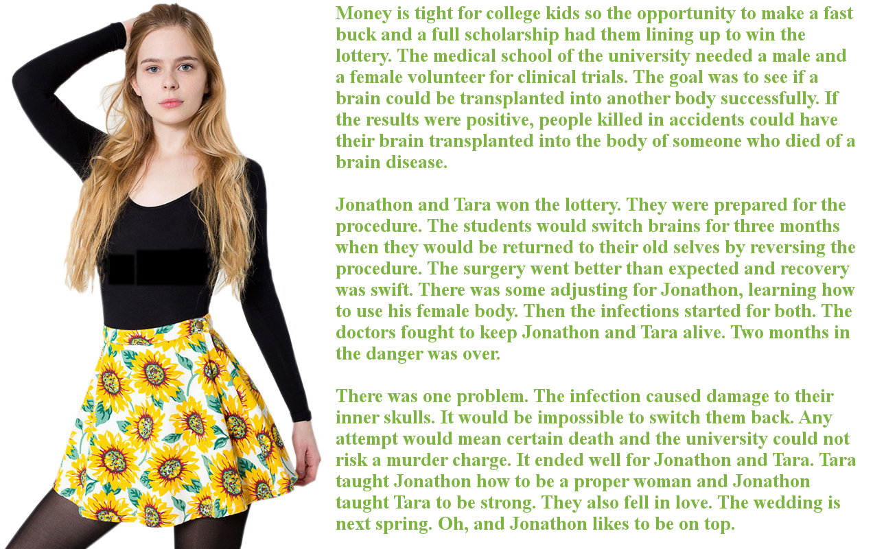 Krazy Kay's TG Captions and Swaps: Brain Switch