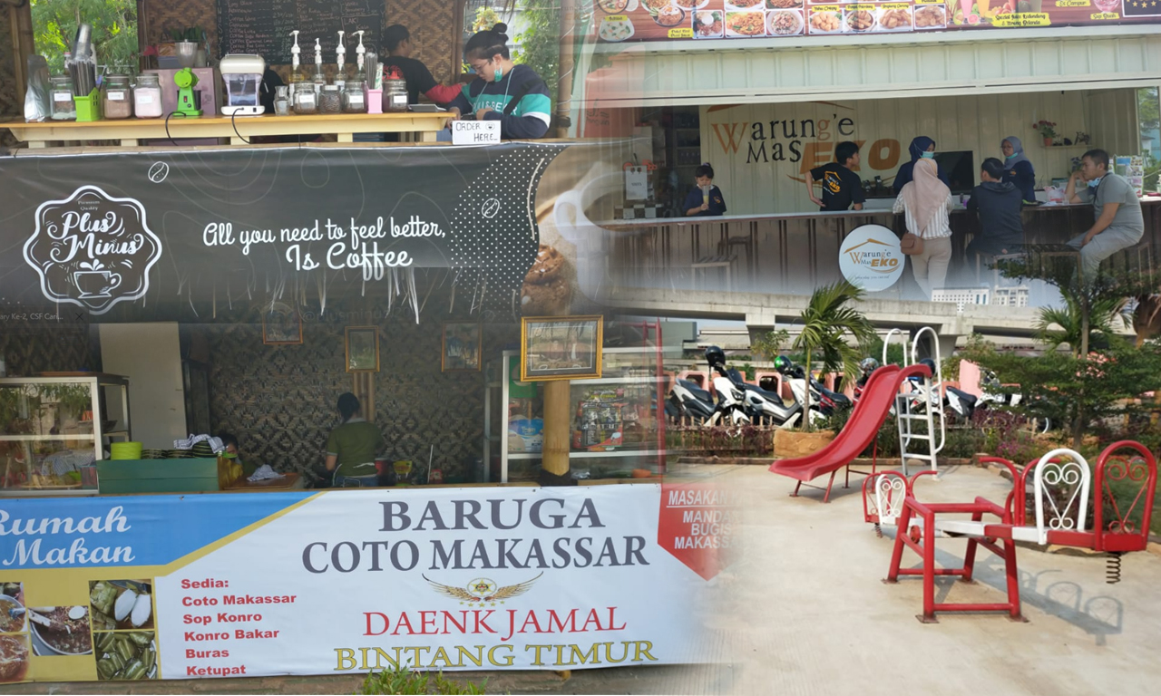 Pemotongan Pita Grand Opening Kuliner Nusantara di Taman Sahabat Garda ...