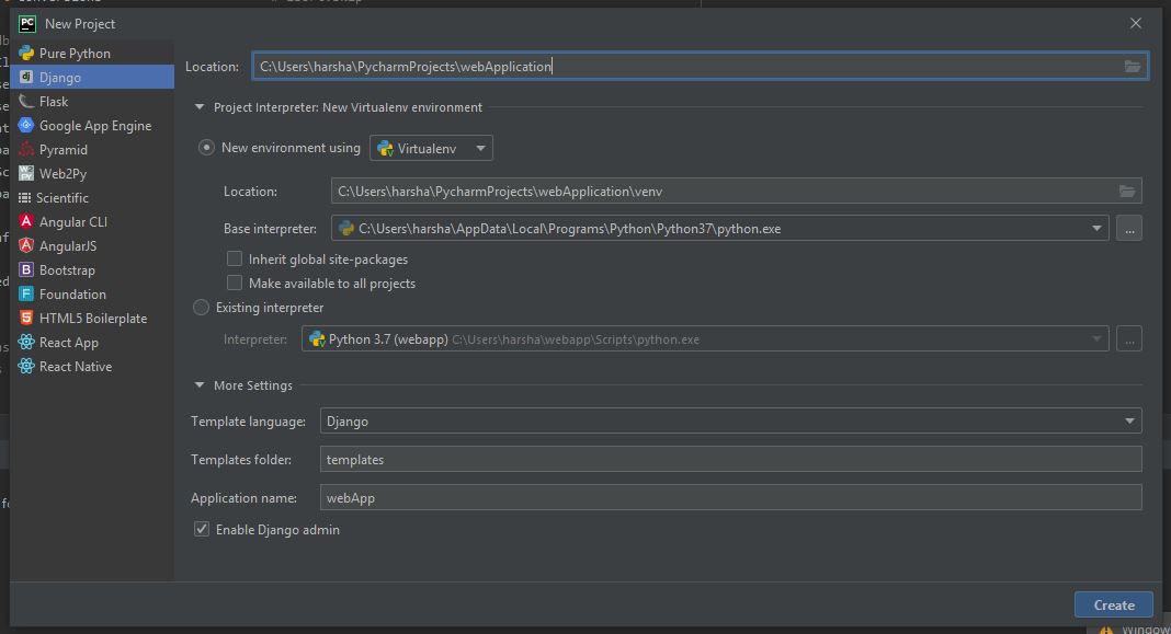 Use MySql with Django [pycharm project]