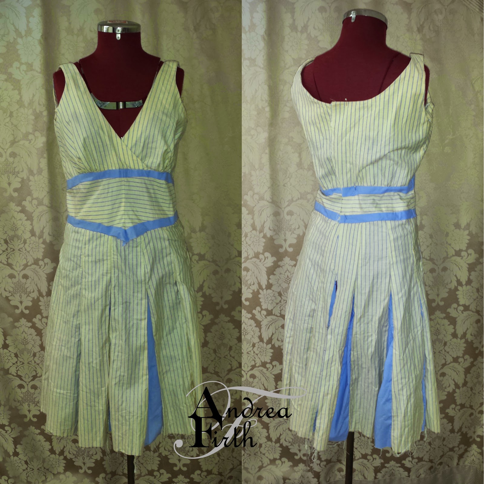 Obsessive Creativeness: UFO: Stripy Summer Dress