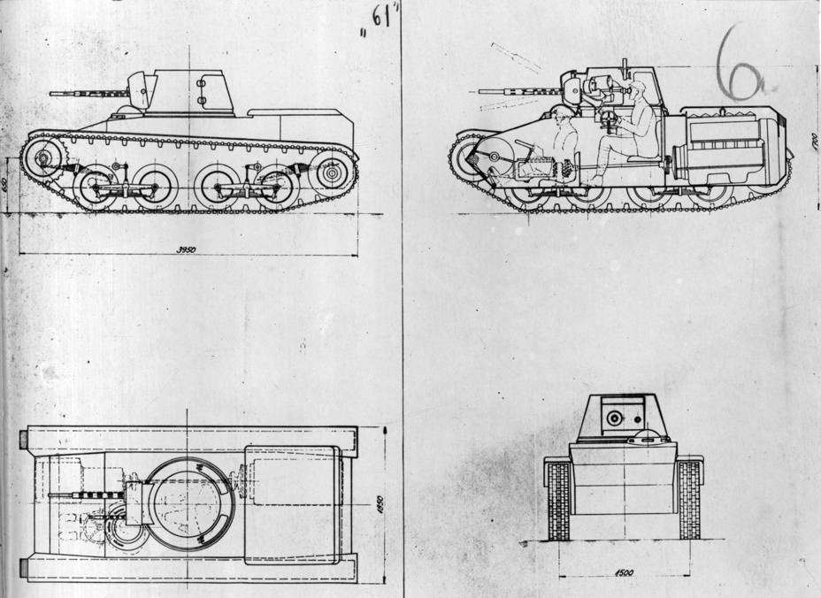 Leichttraktor Blueprints