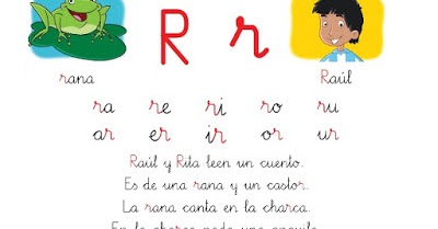 Nuestra clase 1ºD: ¡Practicamos la letra R!
