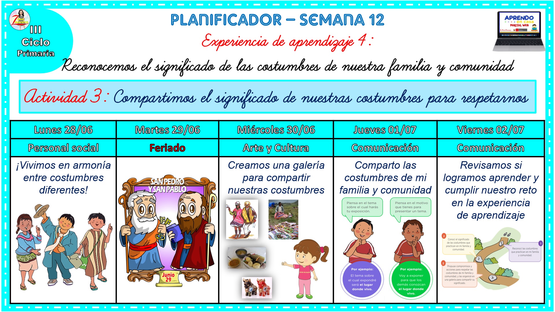 Semana 12 - Web Aprendo en Casa