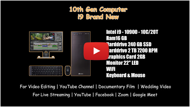 Intel i9 Computer for Video Editing & Live Streaming - Easwarr Digital ...