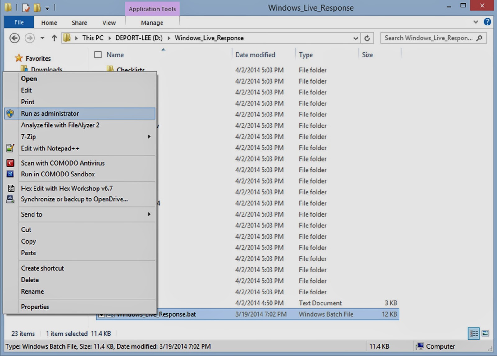 BriMor Labs: Brief Windows Live Response Tool Collection Walkthrough