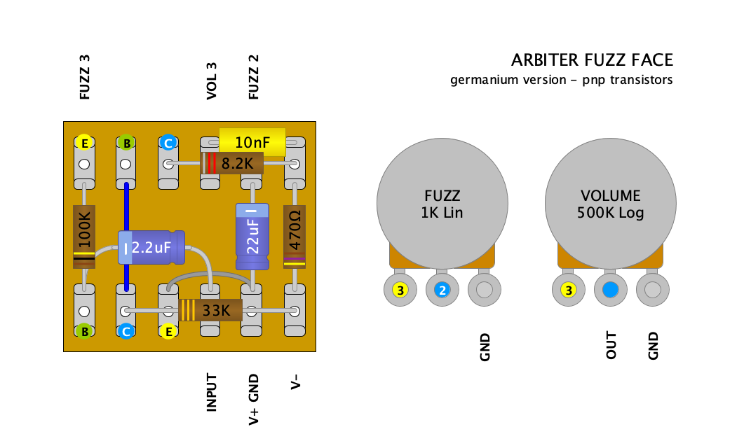 Guitar Effects - Vero - Point to Point - Tag Board Layouts: ARBITER ...