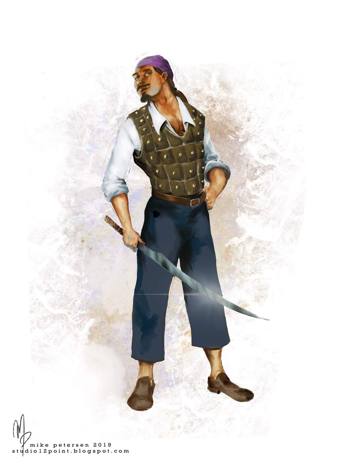 D&D Character Art - Human Sailor