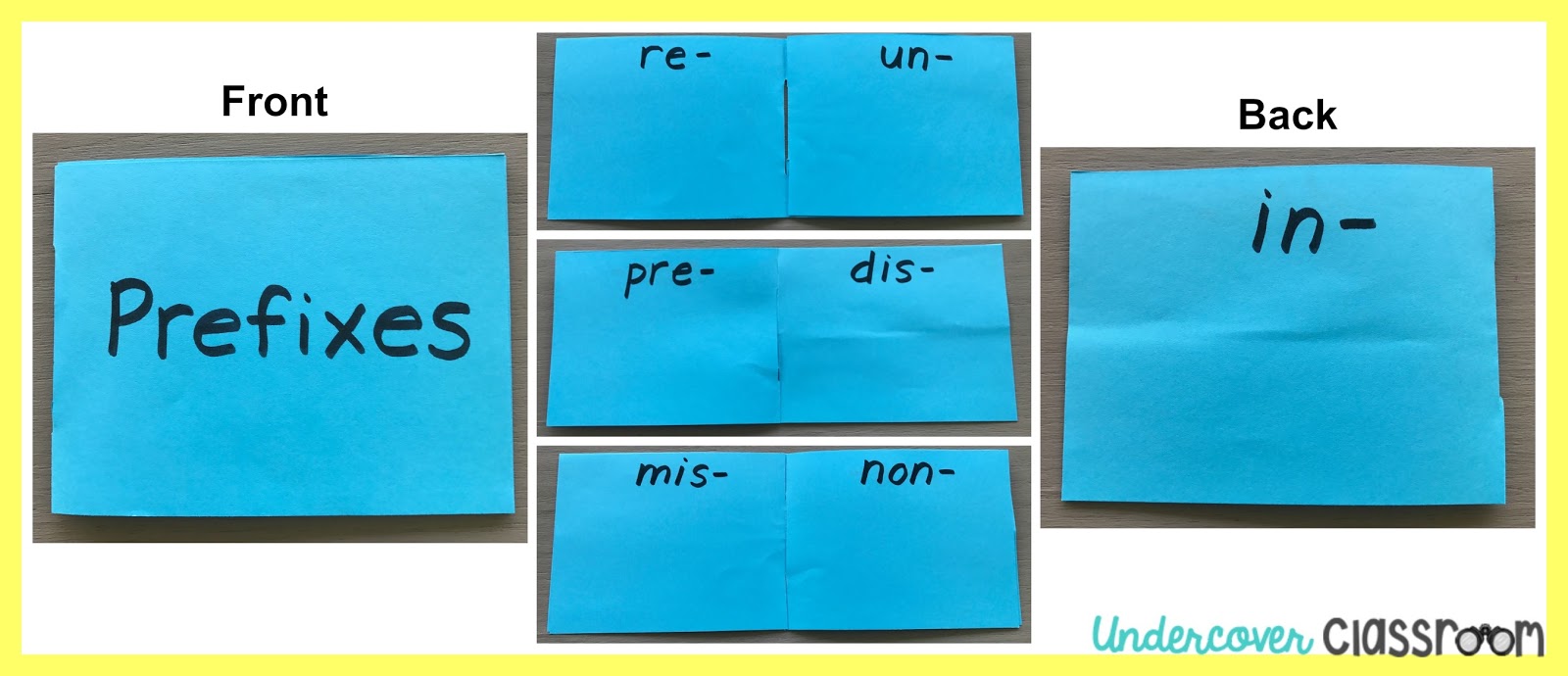 Easy Fold Mini Books - Undercover Classroom